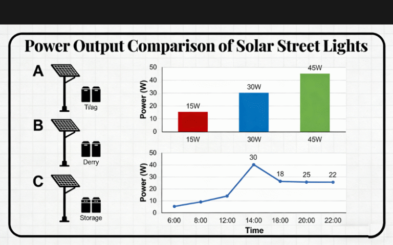 What Is the Actual Power Output of Solar Street Lights - Sigostreetlight
